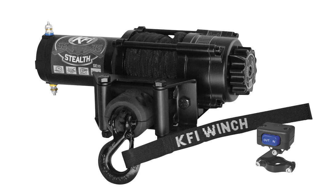 3500 lb KFI Stealth Winch Kit Combo Arctic Cat Prowler ATV Can-AM ...